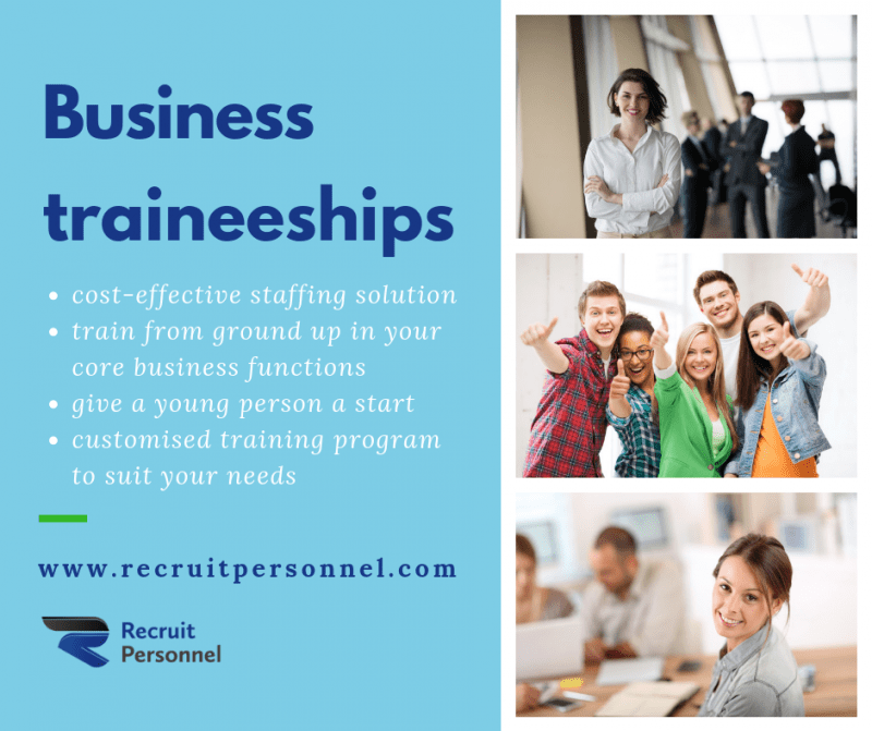 Consider a Trainee for your business. - Recruit Personnel | Hunter ...