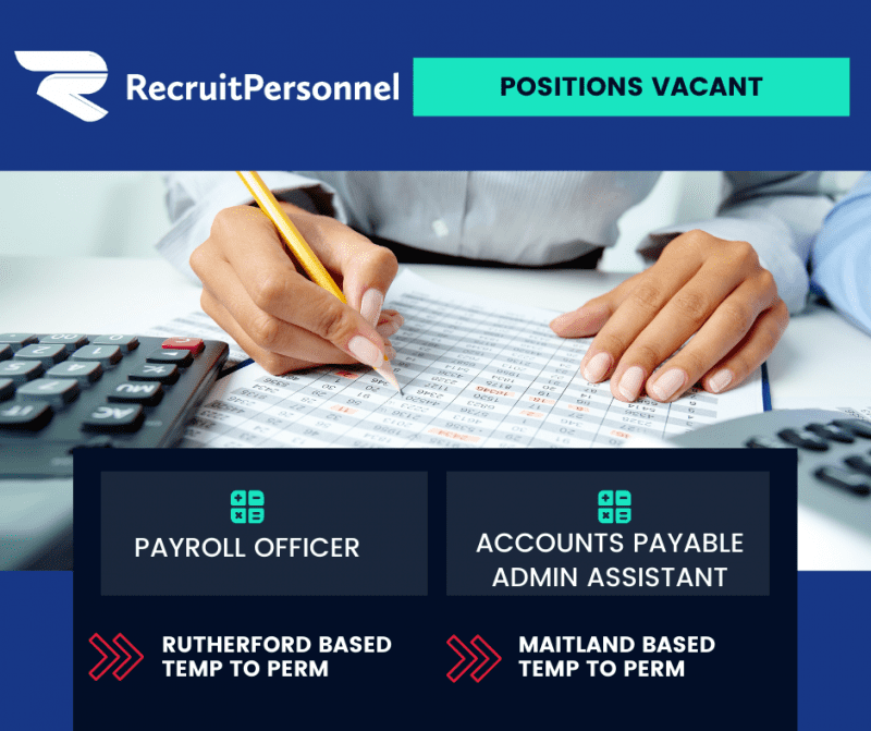 Accounts Payable & Payroll Officer roles just listed - Recruit ...